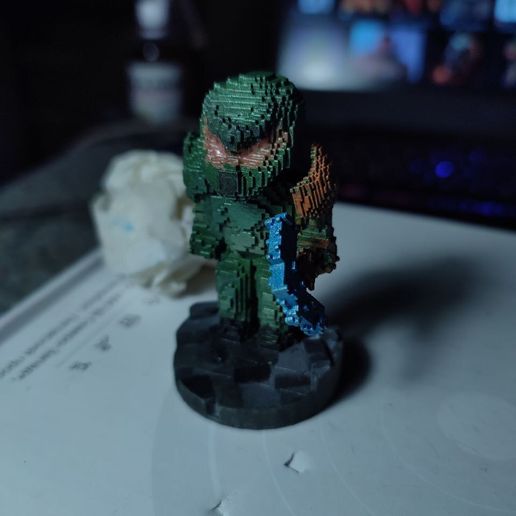 STL file Doom guy miniature 🗿 ・3D printing design to download・Cults