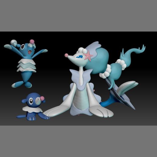 Fichier STL Pokemon Popplio Brionne Primarina 🐉 ・Modèle à télécharger ...