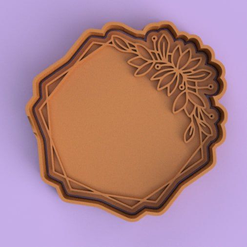 🖼️ cortante + estamppa marco con flores / Rahmen mit Blumen Cutter ...