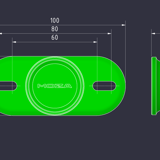 🛞 MOZA RACING WHEEL FRAME MOUNT FREE ROTATE 3D MODEL TO PRINT・ STL File ...