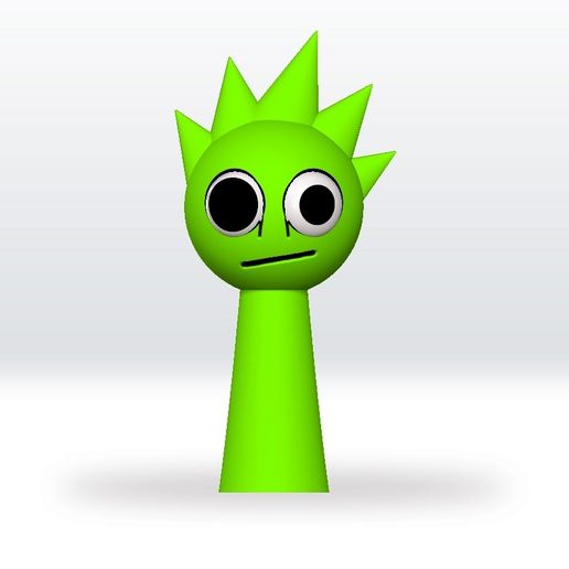 🦸 Sprunki Lime OWAKCX STL, 3mf, Obj, 3D Model Character Fanart・Archivo ...
