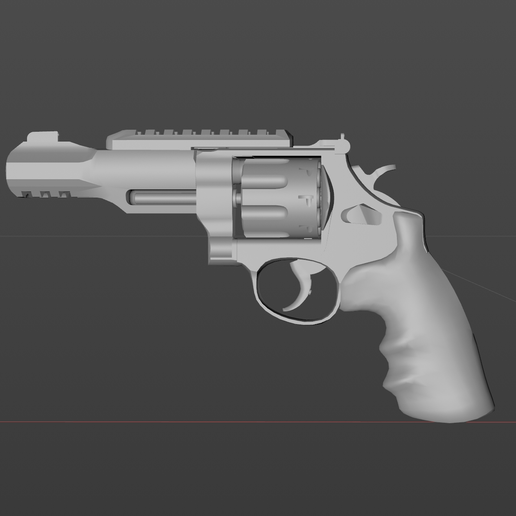 OBJ file US SW R8 revolver 🗺️ ・3D printer design to download・Cults