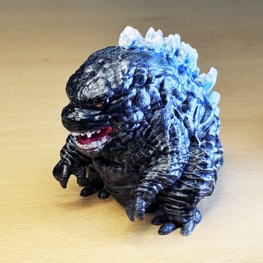 👾 Godzilla Mini・Archivo STL para Impresión 3D・Cults