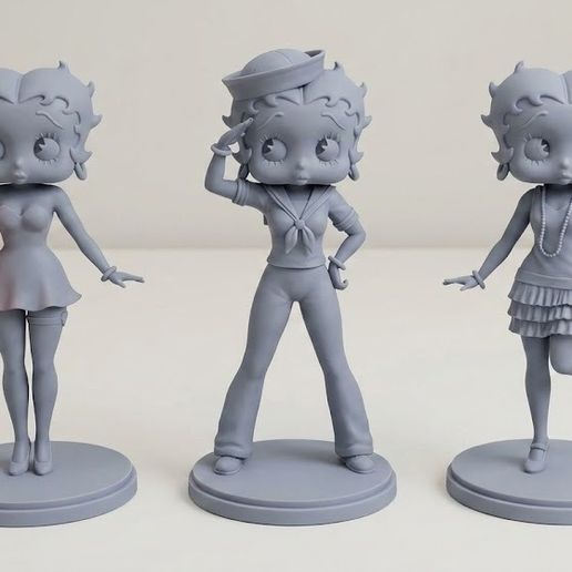 🗿 Betty Boop - CLASSIC COLLECTION・ STL File for 3D printing・Cults