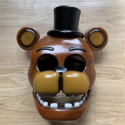 3D printed Withered Freddy Mask (FNAF / Five Nights At Freddy’s) • made with ELEGOO NEPTUNE 4・Cults