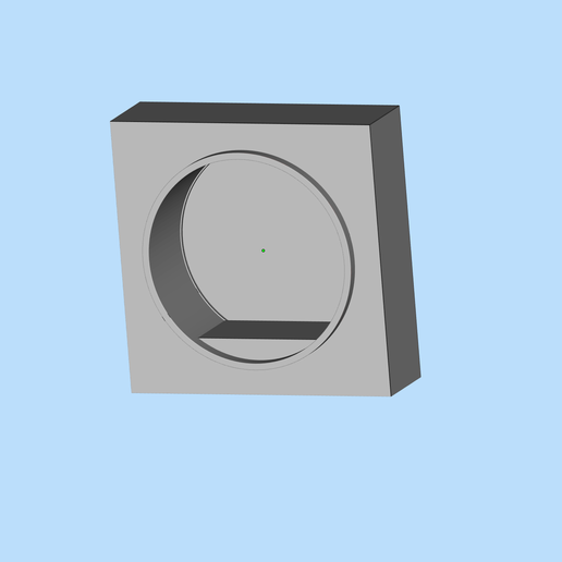 🟪 Square cylindrical module display stand・ OBJ File for 3D printing・Cults