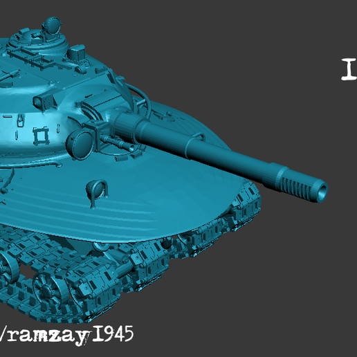 🪖 Object 279 1:100・ 3D File for 3D printing・Cults