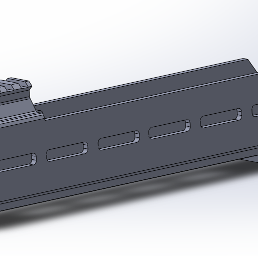 ⚽ mlok handguard for Jimming ACR J11 type 2・ STL File for ・Cults