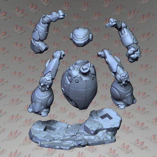 🗿 METALHEAD・ STL File for 3D printing・Cults