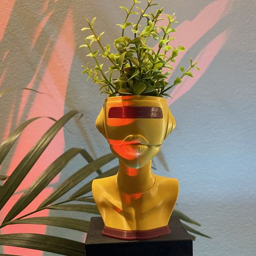 3D file BOT FLOWER POT 🤖 ・3D printable design to download・Cults