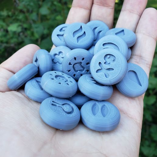 🚰 Runescape Runes - all 20 runes・ STL File for ・Cults