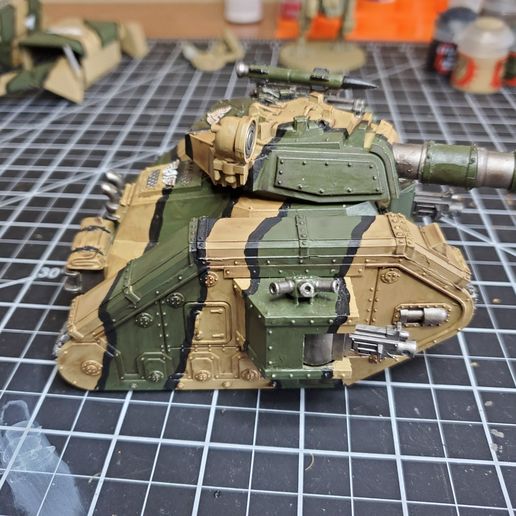 3D printed Imperial Guard Track Guards・Cults