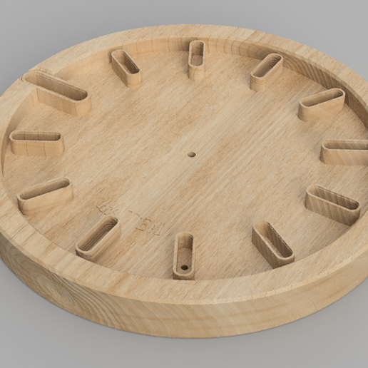 🕰️ 3D Clock Model for CNC or 3D Printing | Custom Wooden Clock Design ...