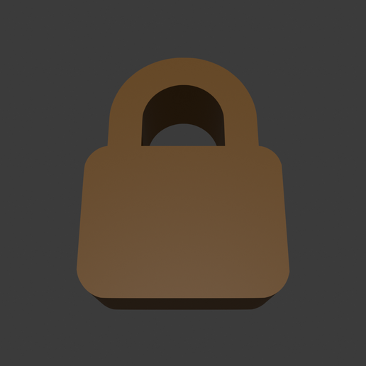 🔒 Lock Symbol Meeple Silhouette – 3D Printable Game Token・ 3D File for ...