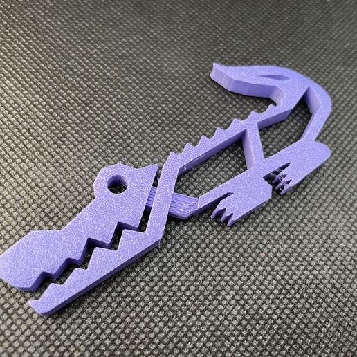 OBJ file Alligator General Clip 🐊 ・3D printable model to download・Cults