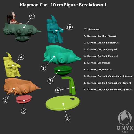 🚗 Neverhood - Klayman car・ STL File for 3D printing・Cults