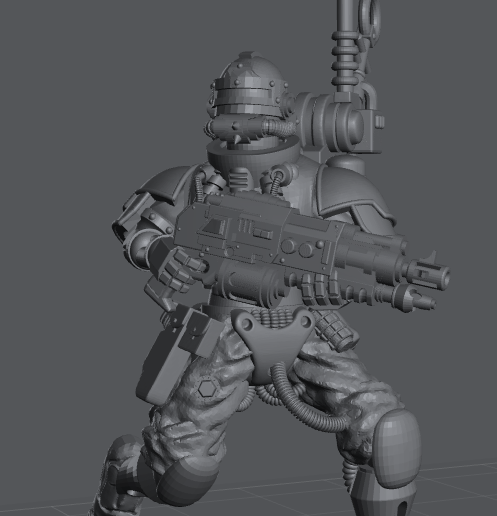 ⚔ Kitbash-Pattern Skitarii and Secutarii・Free 3D File for 3D printing・Cults