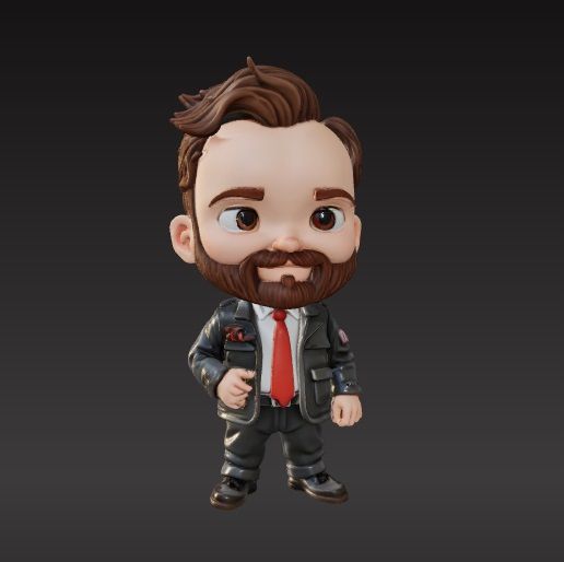 Moustache Chibi