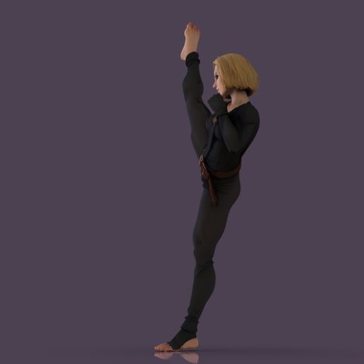 🤖 Android 18・ STL File for 3D printing・Cults