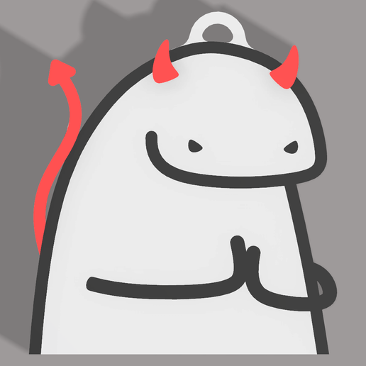 👼 Flork Angel & Demon Key Chain・Archivo STL para ・Cults