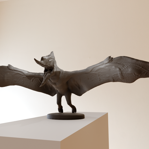 STL file pterodactyl dinosaur flying roaring stl 🦖 ・3D printable model ...