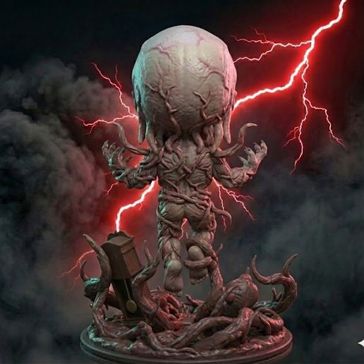 🎲 Vecna Chibi - Deluxe Edition STL・ STL File for 3D printing・Cults