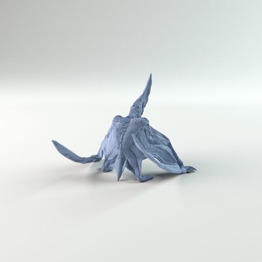 🐦 Pteranodon eating 1-35 scale pre-supported・ 3D File for ・Cults