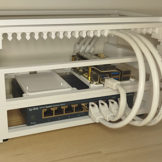 💭 Modular Server Rack 10 inch・ 3D File for 3D printing・Cults