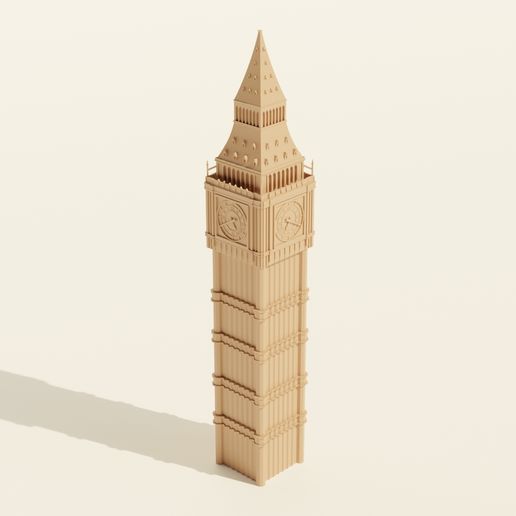 Fichier STL Big Ben 🏘️ (OBJ)・Plan à imprimer en 3D à télécharger・Cults