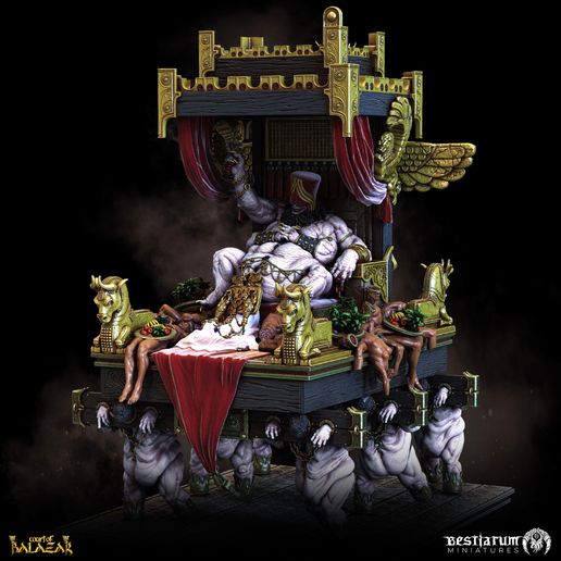 🏜️ Balazar, Lord of Excess・ 3D File for 3D printing・Cults