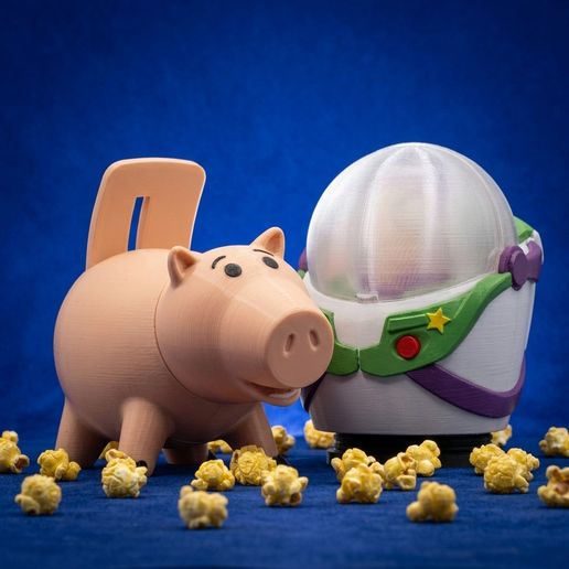 🍿 Buzz Lightyear Popcorn Bucket, STL,Toy Story 5, 3D Print File・ 3D ...