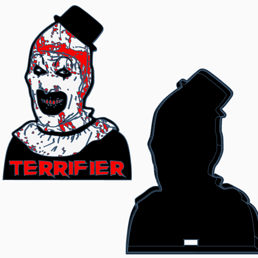 🎨 ART THE CLOWN (TERRIFIER) V2 Lightbox - 3MF + STL - by ...