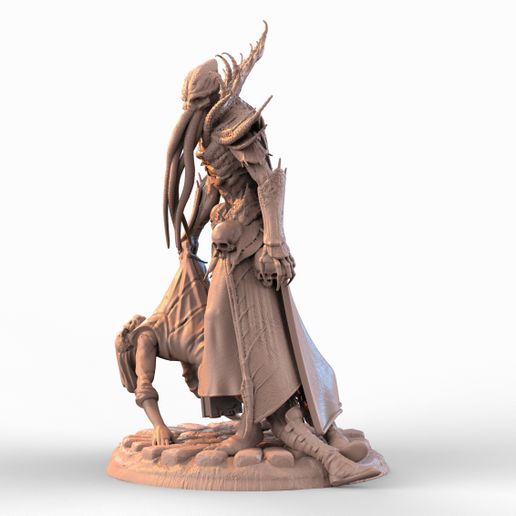 👾 Illithid・ STL File for ・Cults