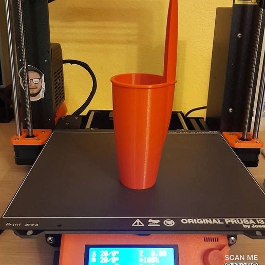 3D printable Giant Bic Lid — Pen Holder • made with Prusa i3mk3s・Cults