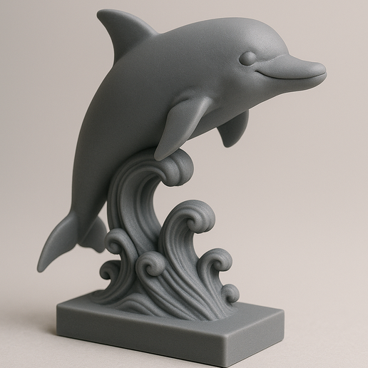 🐬 Dolphin STL File for 3D Printing - Realistic Ocean Animal Model - 3D Printable Dolphin ...