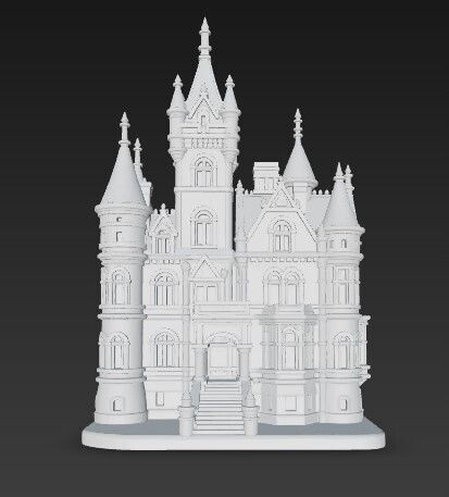 🏰 Reflection of Elegance and Grandeur: Majestic Mansion Digital Model ...