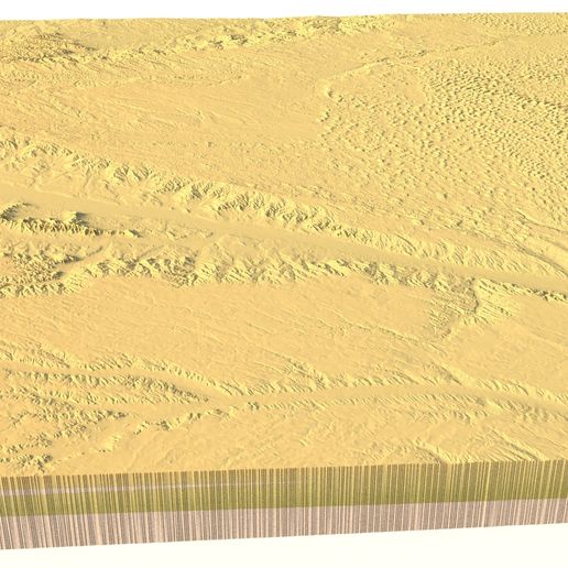Archivo 3D Nebraska Topographic Map – 3D Model for 3D Printing & CNC ...