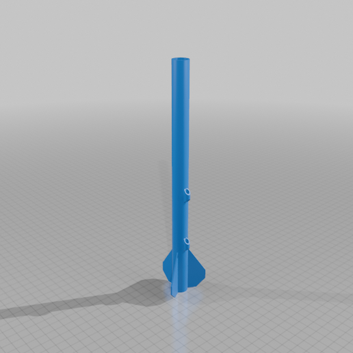🚀 Maverick 2-stage 13mm model rocket・Free 3D File for ・Cults