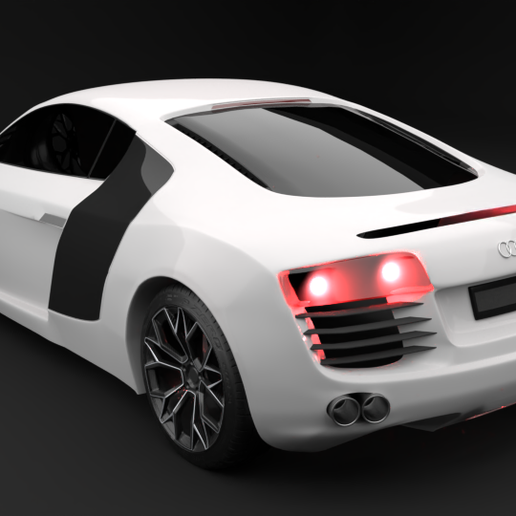 3D file Audi R8 🚗 ・3D printer design to download・Cults