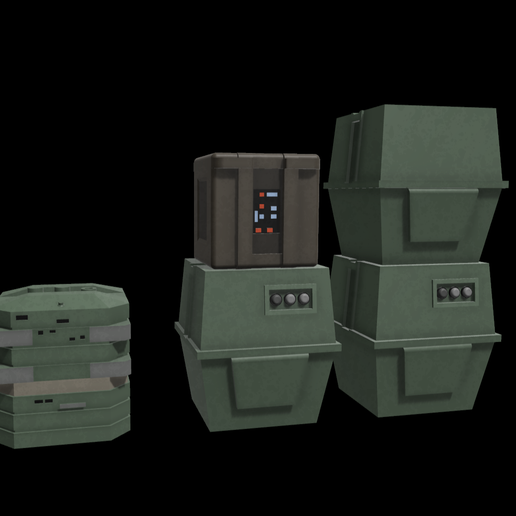 3D file Star Wars Home One Hangar Equipment for 3.75" and 6" figures ⭐ ...