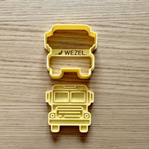 STL file School Bus Cookie Cutter 🏫 ・3D printer model to download・Cults