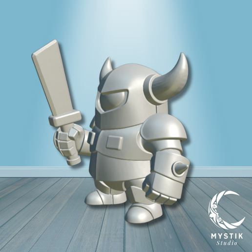 🐉 Mini P.E.K.K.A. - Clash Royale・ STL File for 3D printing・Cults