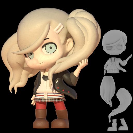 👾 Ann (Persona 5) Figura chibi・Archivo STL para Impresión 3D・Cults