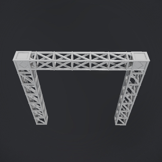 🤼 WWF STAGE TRUSS ARCH RAW SMACKDOWN・ STL File for 3D printing・Cults