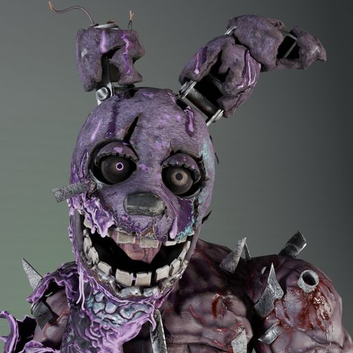 😵 Toxic Springtrap - Dead by daylight - Printable・ STL File for 3D ...