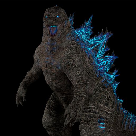 👗 Godzilla Kotm・Free OBJ File for ・Cults