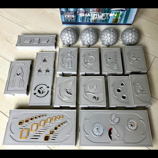 ♟ Shackleton Base organizers・ 3D File for 3D printing・Cults