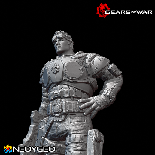 🎲 DAMON BAIRD - GEARS OF WAR・Free STL File for 3D printing・Cults