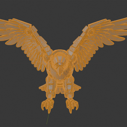 🦅 Mech Eagle Model 3D Print・ STL File for 3D printing・Cults
