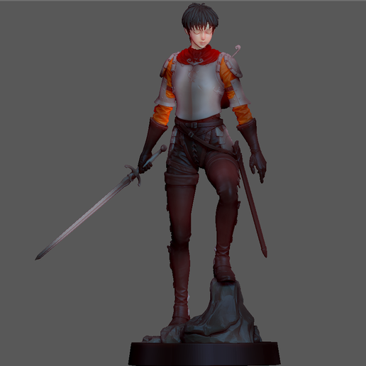 🗡️ BERSERK CASCA FANTASY ANIME SWORD CHARACTER 3D PRINT MODEL 3D print ...